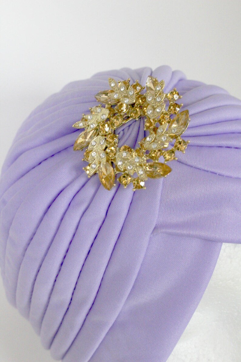 Turban for Ladies Purple Turban Purple Turban Hijab Womans - Etsy