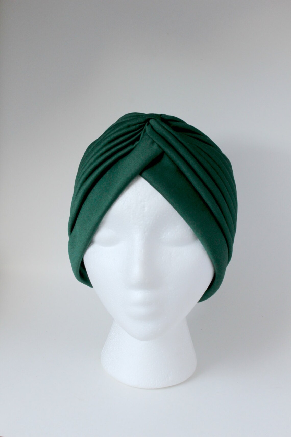 Dark Green Turban Fullhead Turban Fashion Turbanturban - Etsy