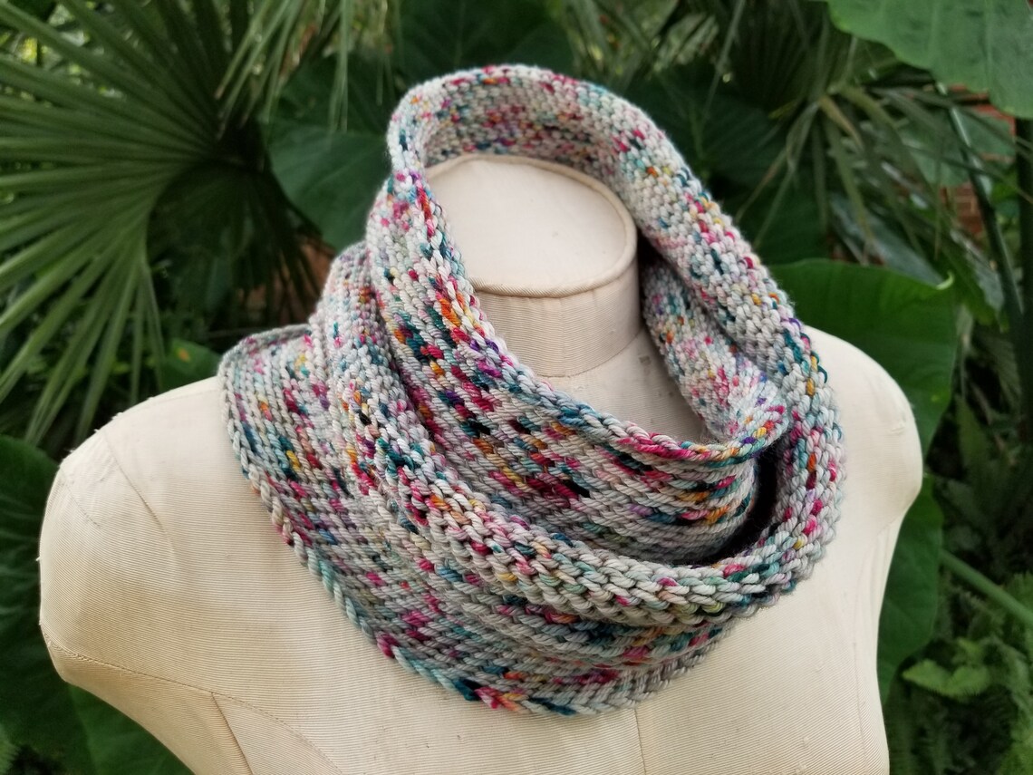 NEW Springfed Double Loop Infinity Scarf Turquoise Green Blue | Etsy