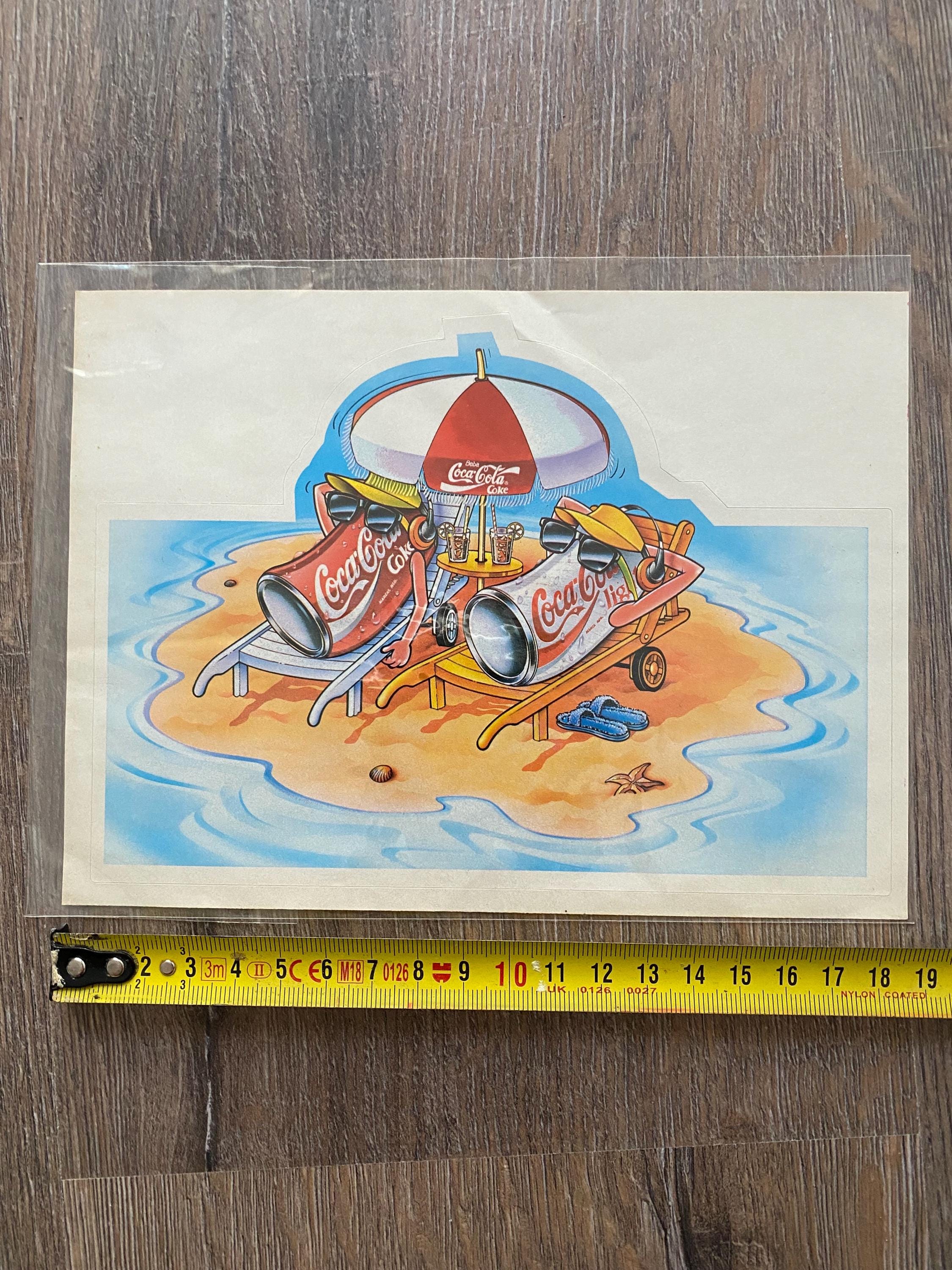 Vintage Coca Cola Annonser Strand Coca Cola Beach Etsy Nederland