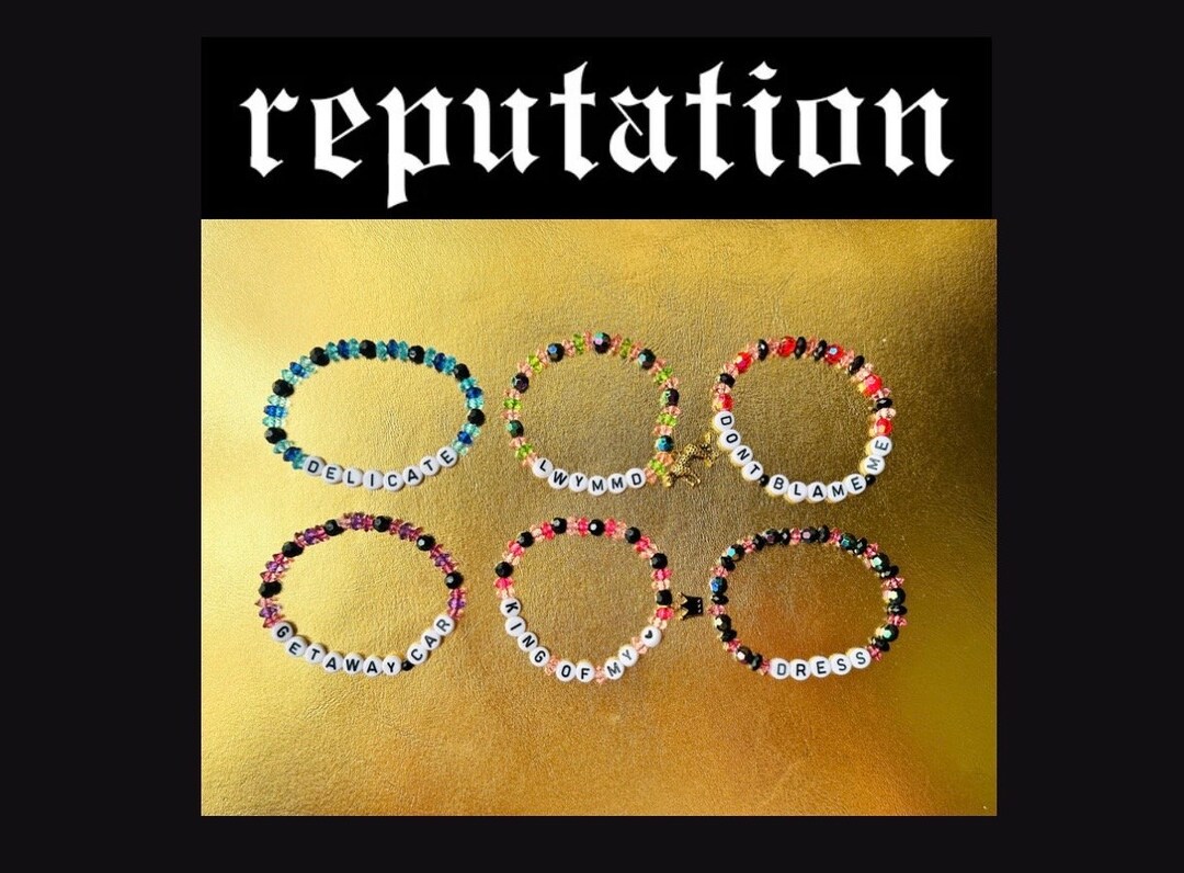 REPUTATION Pack Eras Tour Taylor Swift Pack 6 Friendship Bracelets - Etsy
