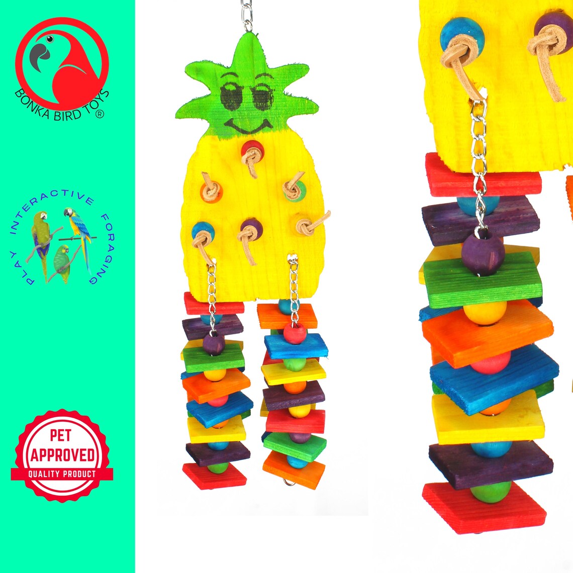 Bonka Bird Toys 1734 Large Pineapple. - Etsy