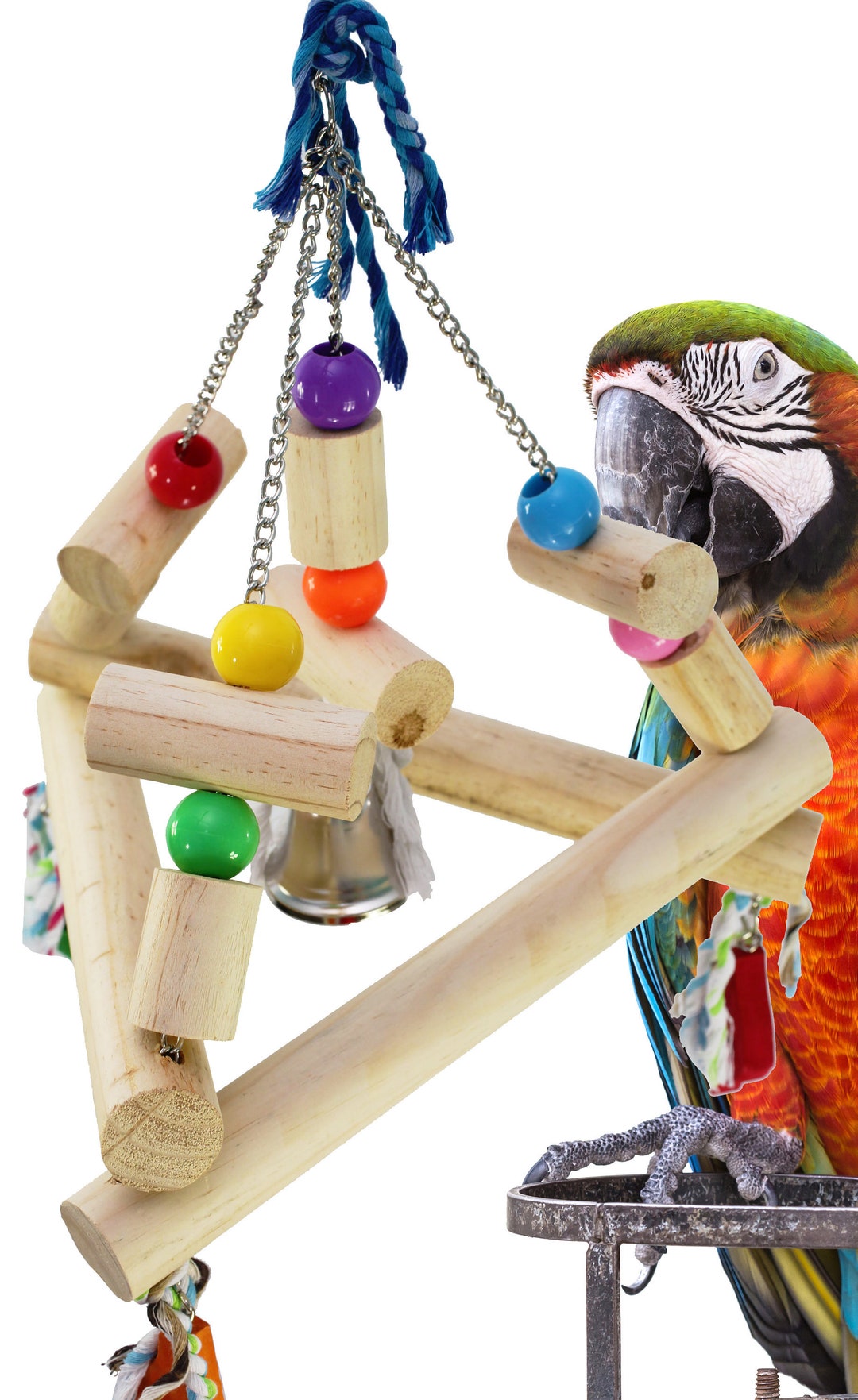 1345 Large Tri Swing Bird Toys - Etsy