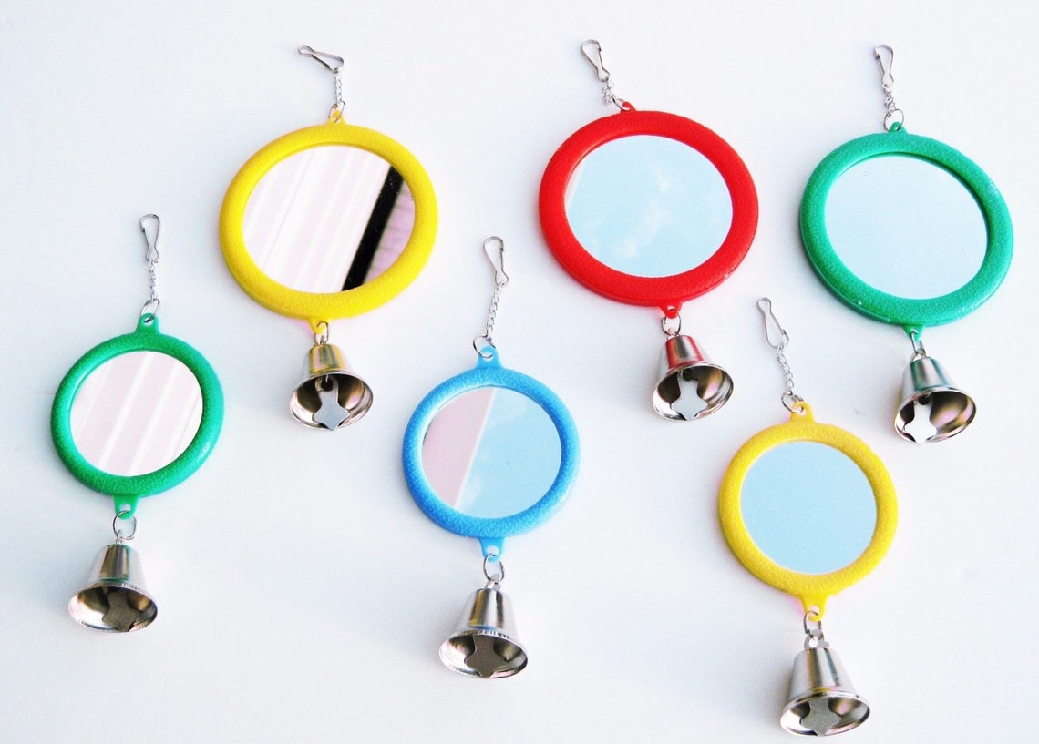 36413 Small Mirror Bird Toy | Etsy