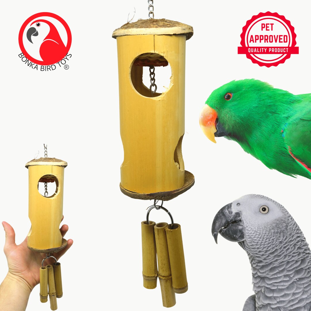 Bonka Bird Toys 1240 Bamboozle Forage Treat Seed Parrot Cage Toy - Etsy