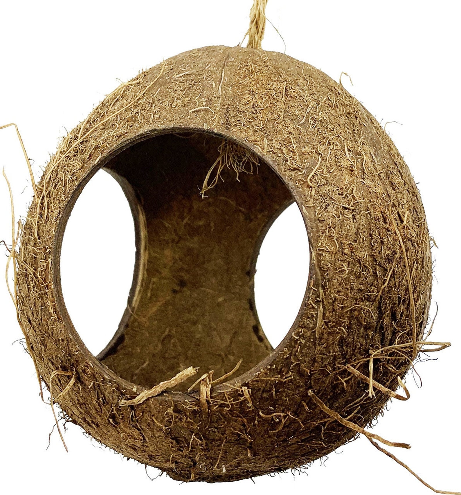 2114 Three Hole Coco Nest Hut Bird Toy - Etsy