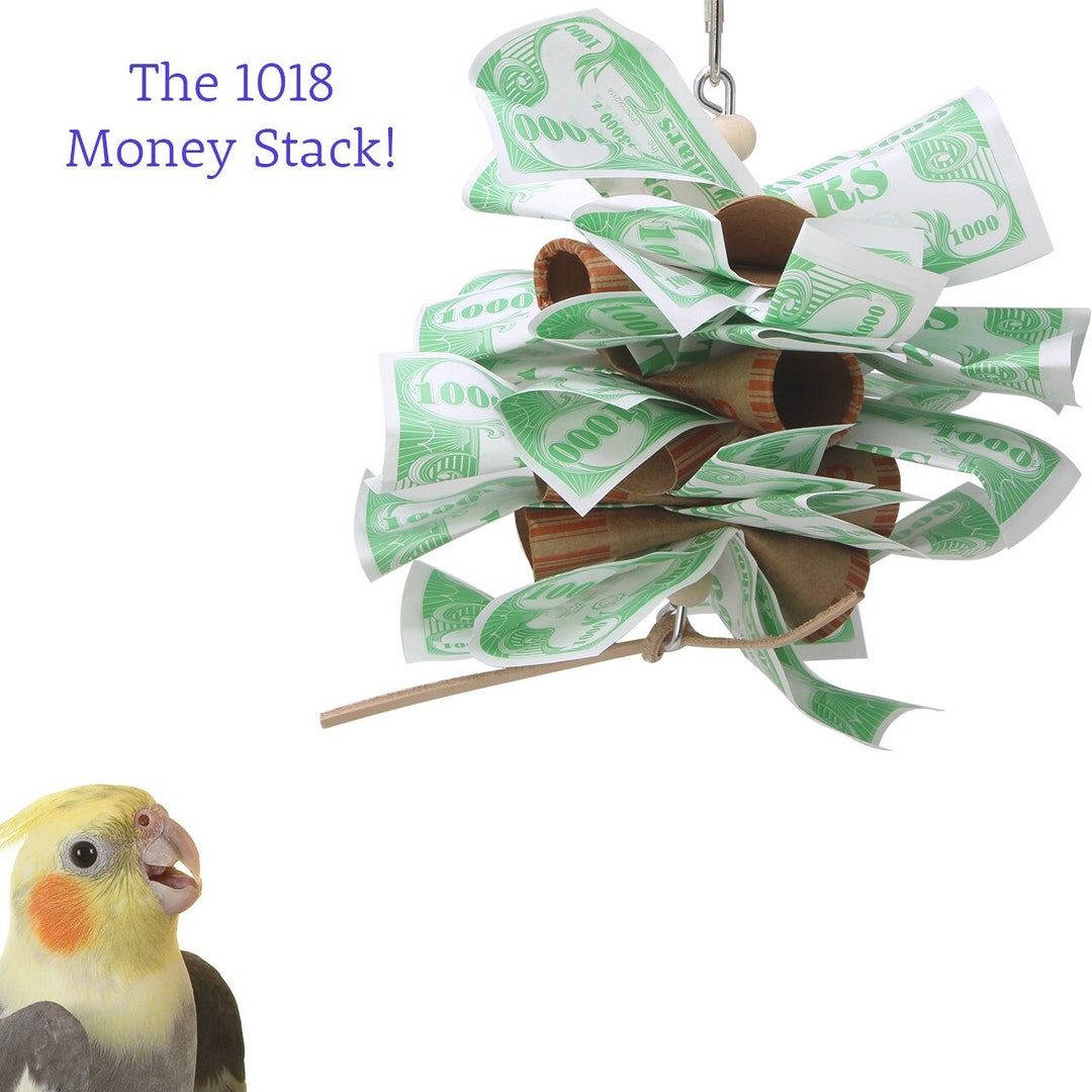 1018 Money Stack Bird Toy - Etsy