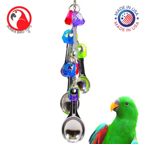 Bonka Bird Toys 1969 Spoon Delight Stainless Steel Chain - Etsy
