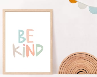 Be Kind 8x10 Printable - Etsy