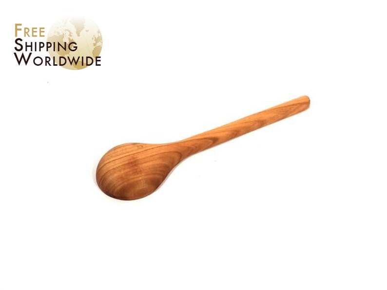 Wooden Ladle / Deep Spoon for Sauces and Soups From Cherry | Etsy