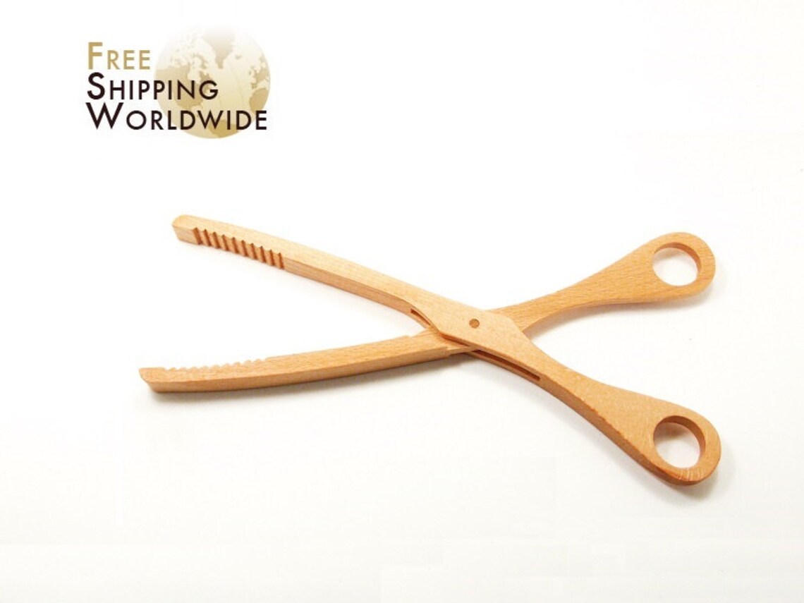 Wooden Scissors Kitchen Untesil for Serving Salads or Taking - Etsy