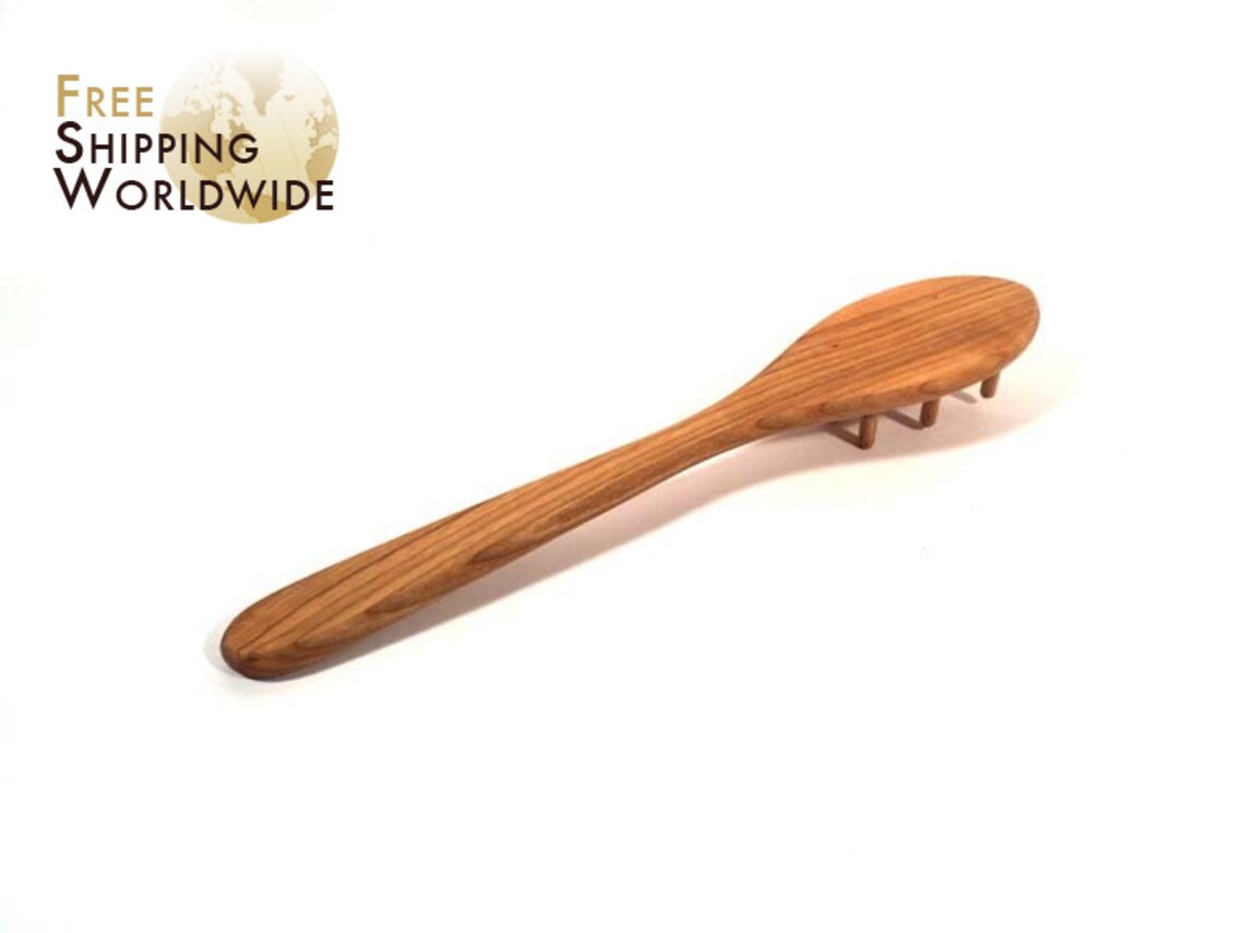 Wooden Spoon / Rake for Pasta Spaghetti Serving Large From | Etsy