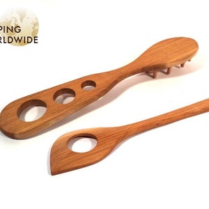 Wooden Sauce Spoon / Spaghetti Set Wooden Spoon / Rake for Pasta ...