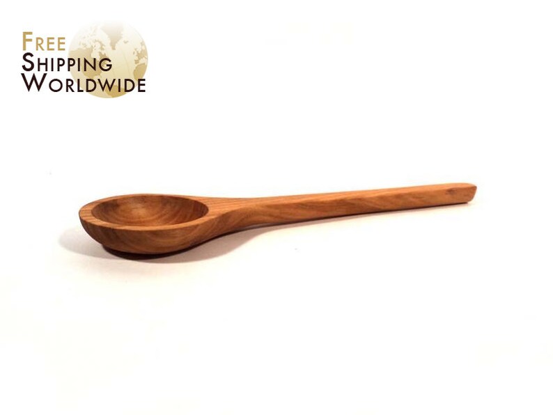 Wooden Ladle / Deep Spoon for Sauces and Soups From Cherry - Etsy