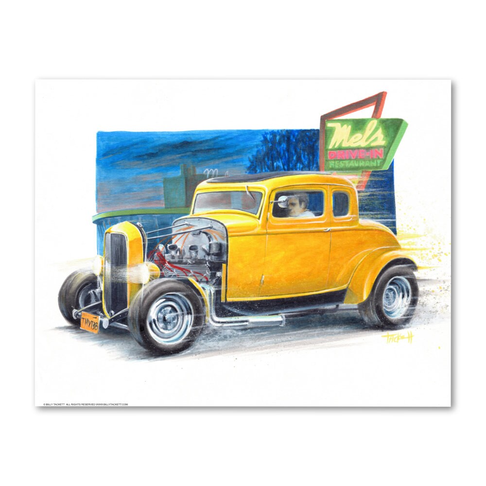 American Graffiti Art Print - Etsy