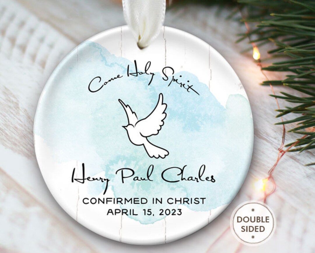 Confirmation Ornament Catholic Confirmation Gift for Girl - Etsy