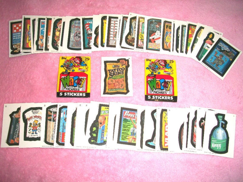 Wacky Packages 1991 Series Complete Set (55) Near Mint + Wrapper - Etsy