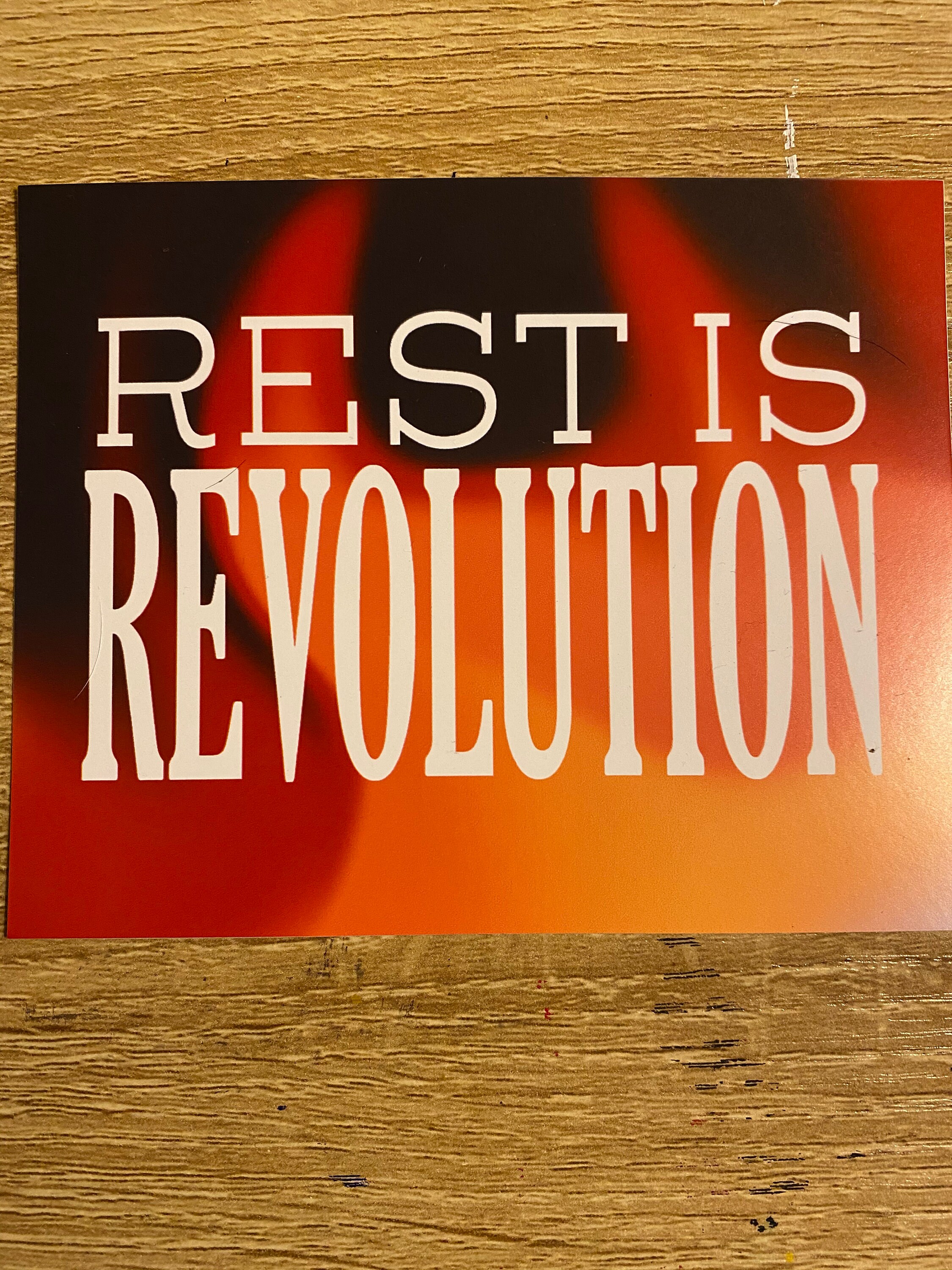 Rest is Revolution Sticker - Etsy