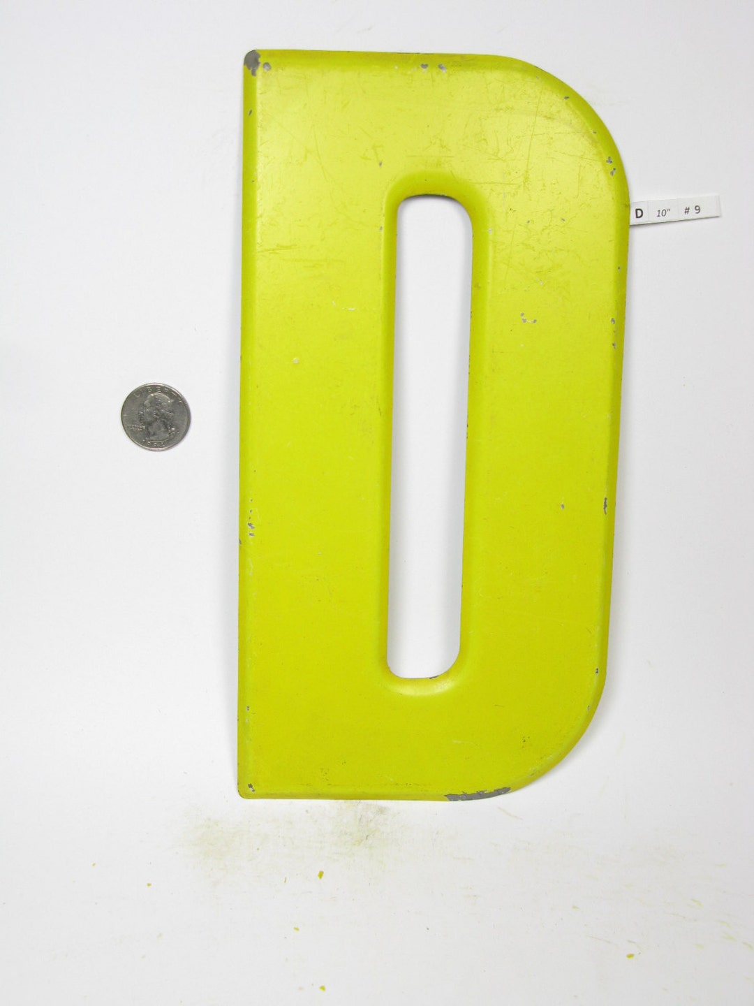 10" Vintage Metal Letter D - Marquee Signage - Letter Sign - Monogram ...