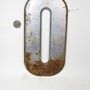 10" Vintage Metal Number 0 Letter 0 Silver - Marquee Signage Sign ...