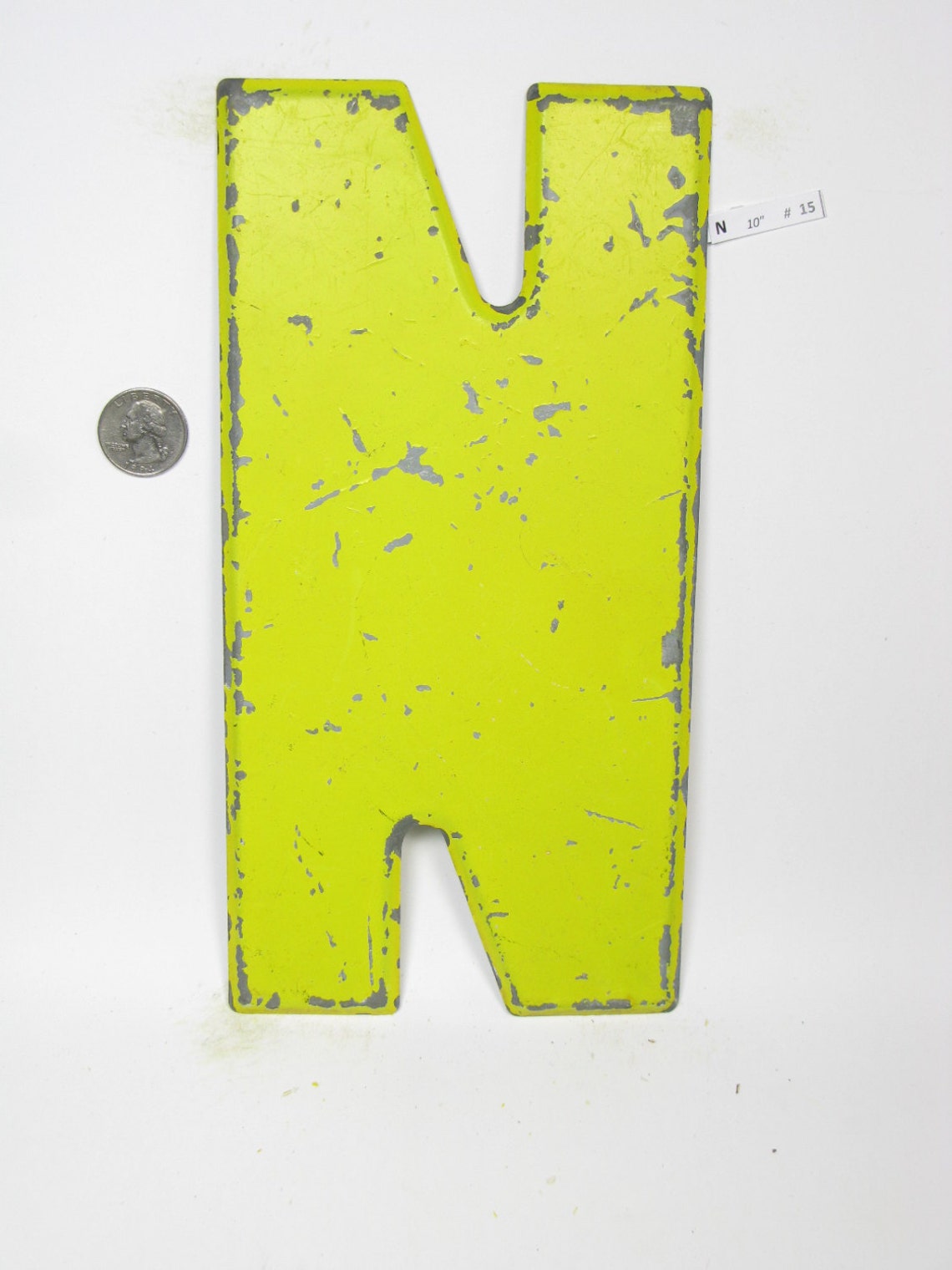 10 Rustic Vintage Metal Letter N Marquee Signage - Etsy