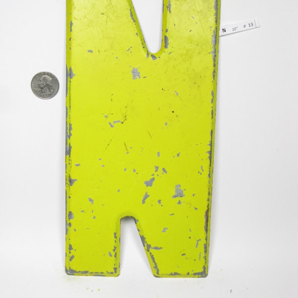 Metal Letter N - Etsy