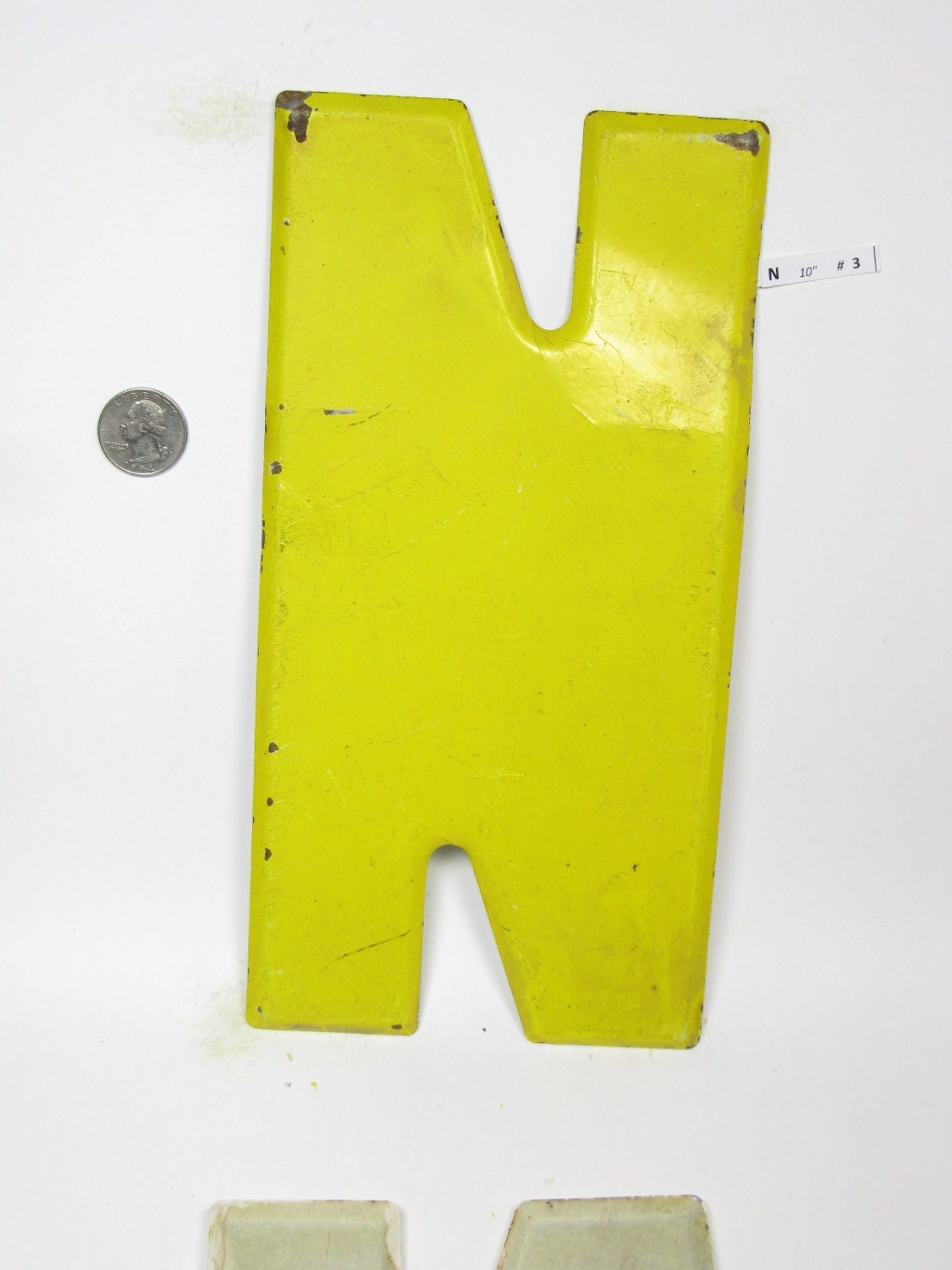 10 Vintage Metal Letter N Marquee Signage Letter Sign Monogram Initial ...