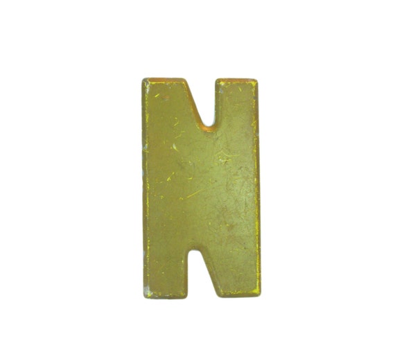 7 1/2 Rustic Vintage Metal Letter N Marquee Signage - Etsy