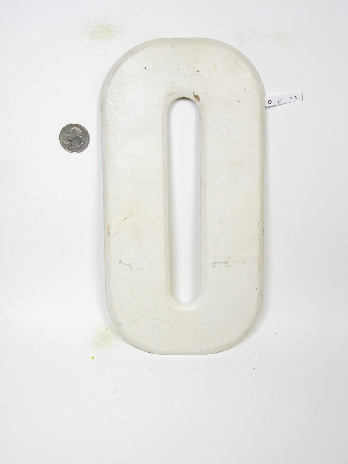 10 Vintage Metal Number 0 Letter 0 White Marquee - Etsy