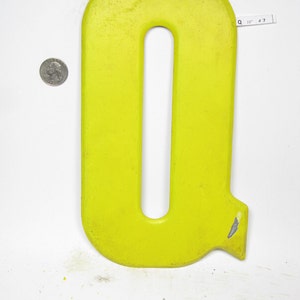 10" Vintage Metal Letter Q - Marquee Signage - Letter Sign - Monogram ...
