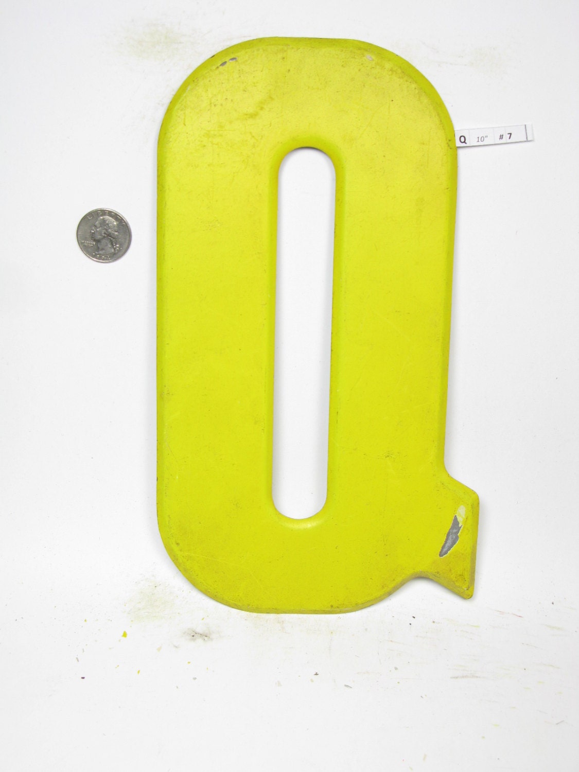 10" Vintage Metal Letter Q - Marquee Signage - Letter Sign - Monogram ...