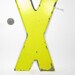 10 Vintage Metal Letter X Marquee Signage Letter - Etsy
