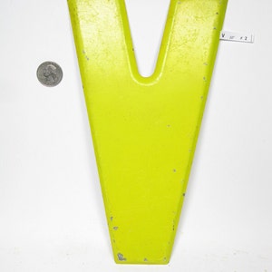 10 Vintage Metal Letter V Marquee Signage Letter Sign Monogram Initial ...