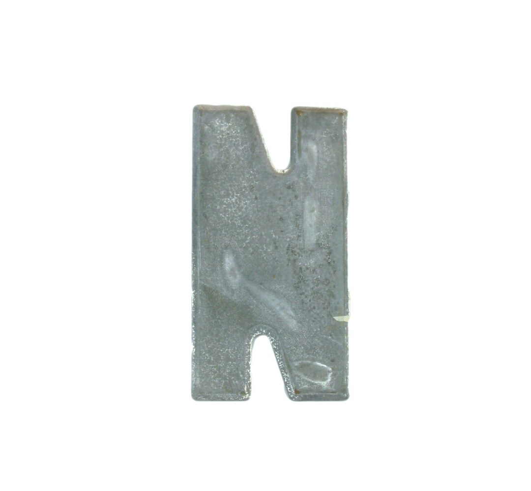 7 1/2" Vintage Metal Letter N - Marquee Signage - Letter Sign ...