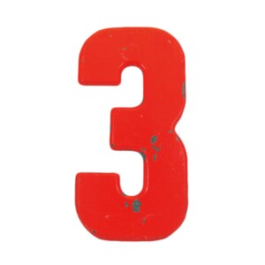 10 Vintage Metal Number 3 Marquee Signage Number Sign Birthday Numbers ...