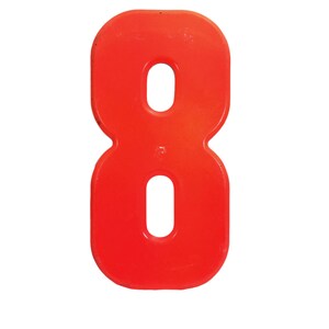 10" Vintage Metal Number 8 - Marquee Signage - Number Sign - Birthday ...