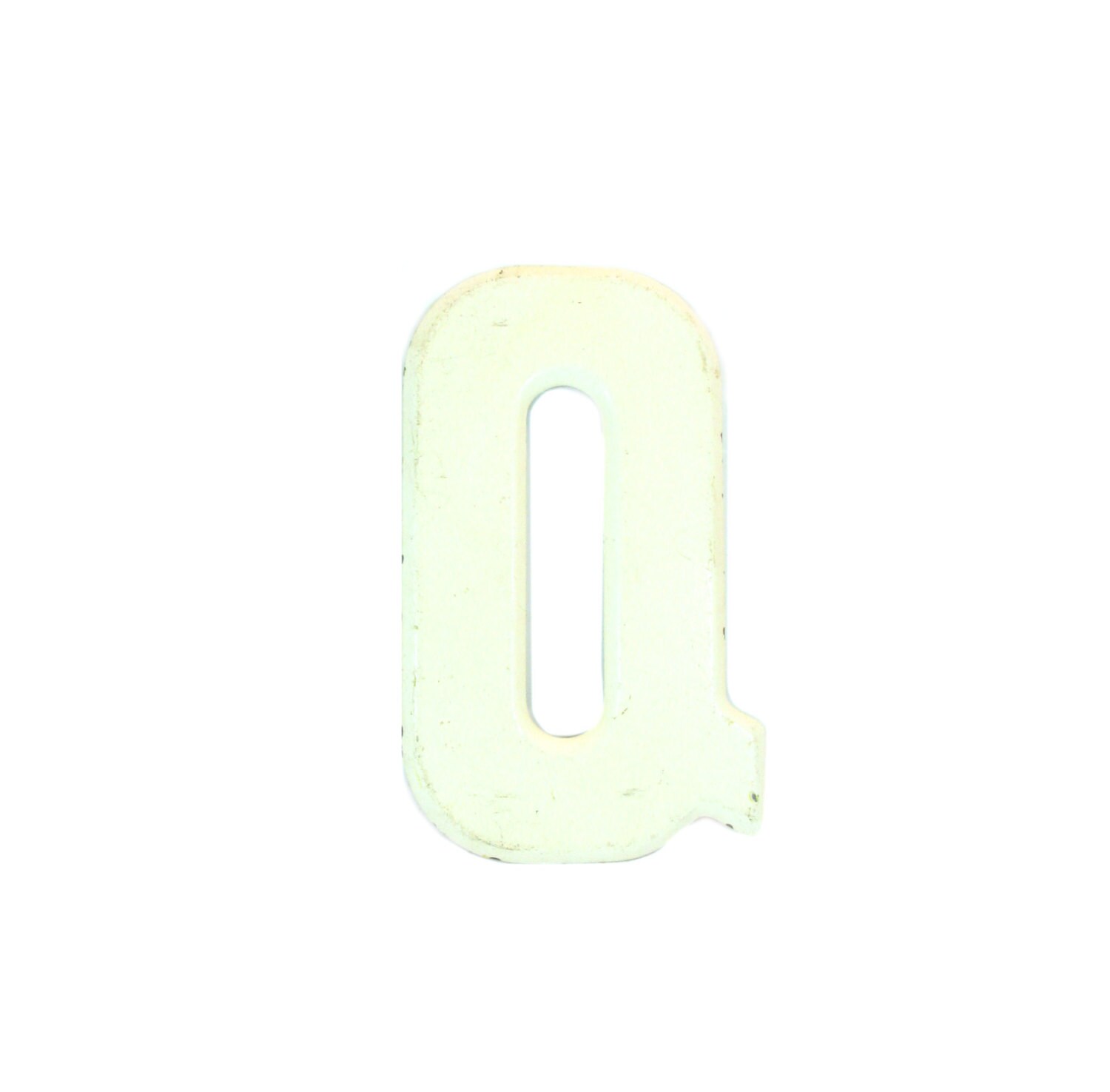 7 1/2" Vintage Metal Letter Q - Marquee Signage - Letter Sign ...