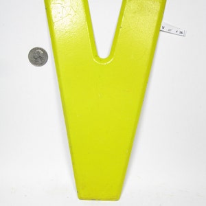 10 Vintage Metal Letter V Marquee Signage Letter Sign Monogram Initial ...