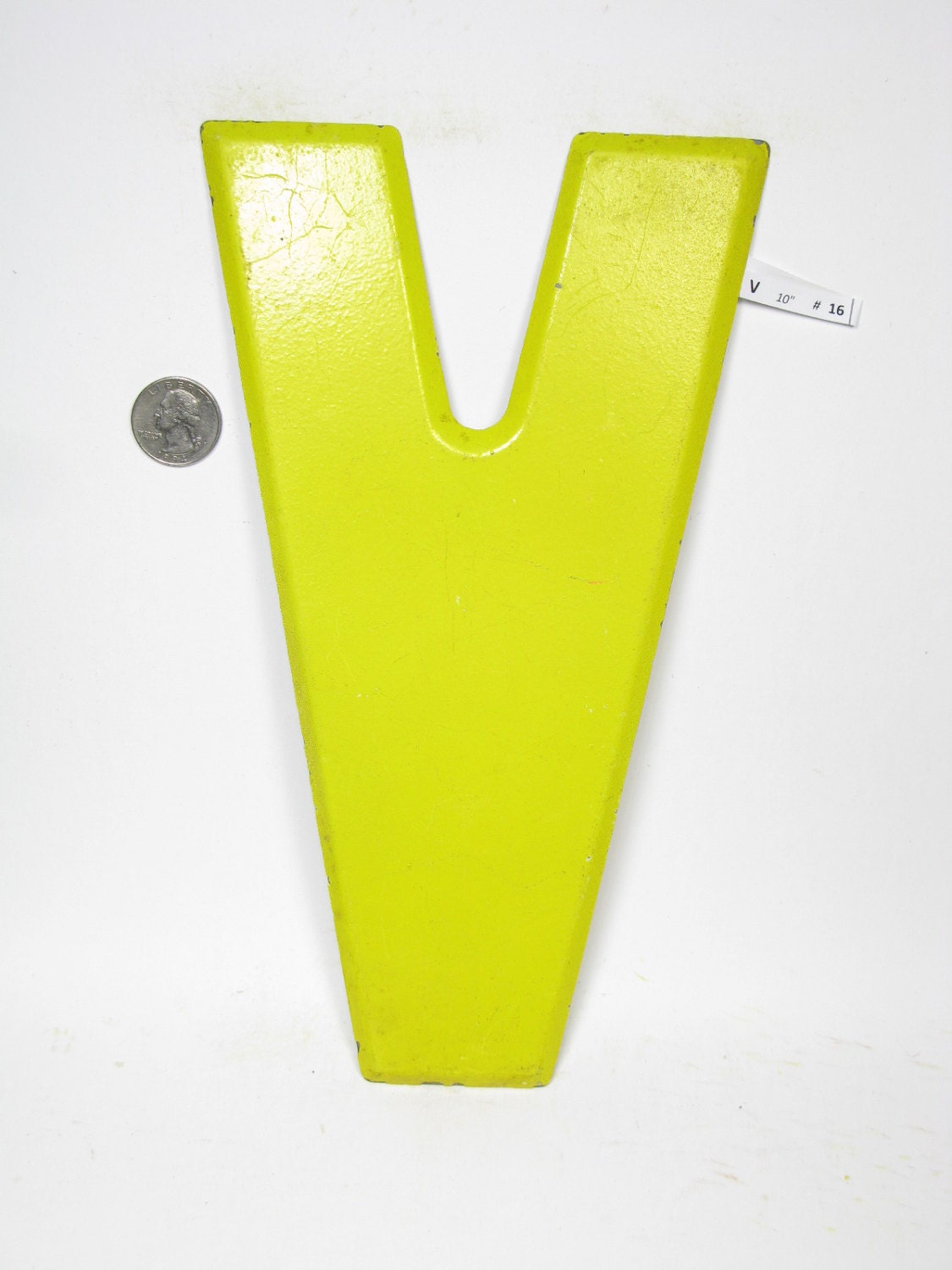 10 Vintage Metal Letter V Marquee Signage Letter Sign Monogram Initial ...