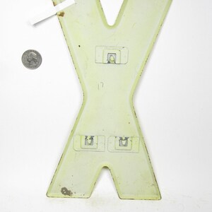 10" Vintage Metal Letter X - Marquee Signage - Letter Sign - Monogram ...