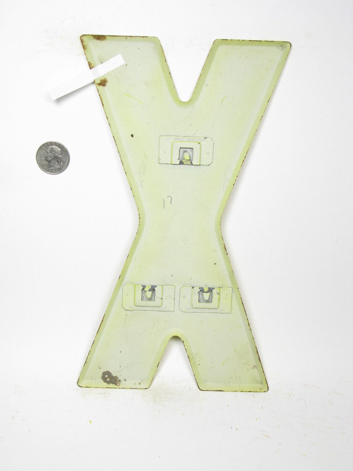 10 Vintage Metal Letter X Marquee Signage Letter - Etsy