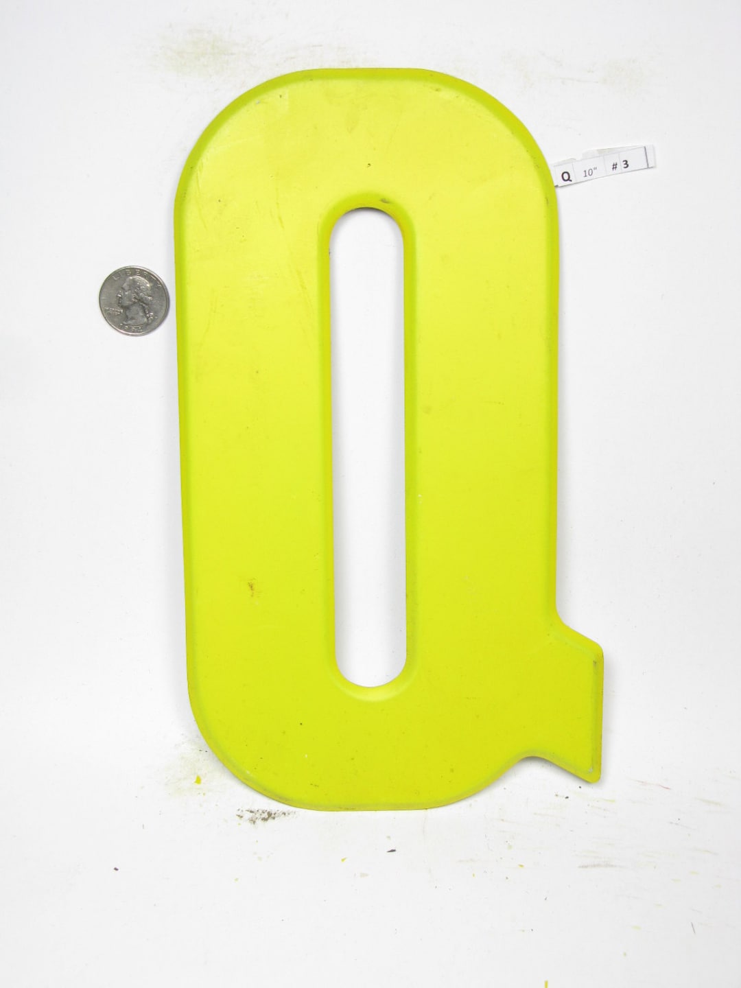 10" Vintage Metal Letter Q - Marquee Signage - Letter Sign - Monogram ...