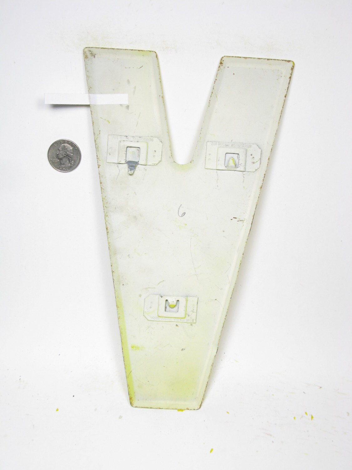 10 Vintage Metal Letter V Marquee Signage Letter Sign Monogram Initial ...