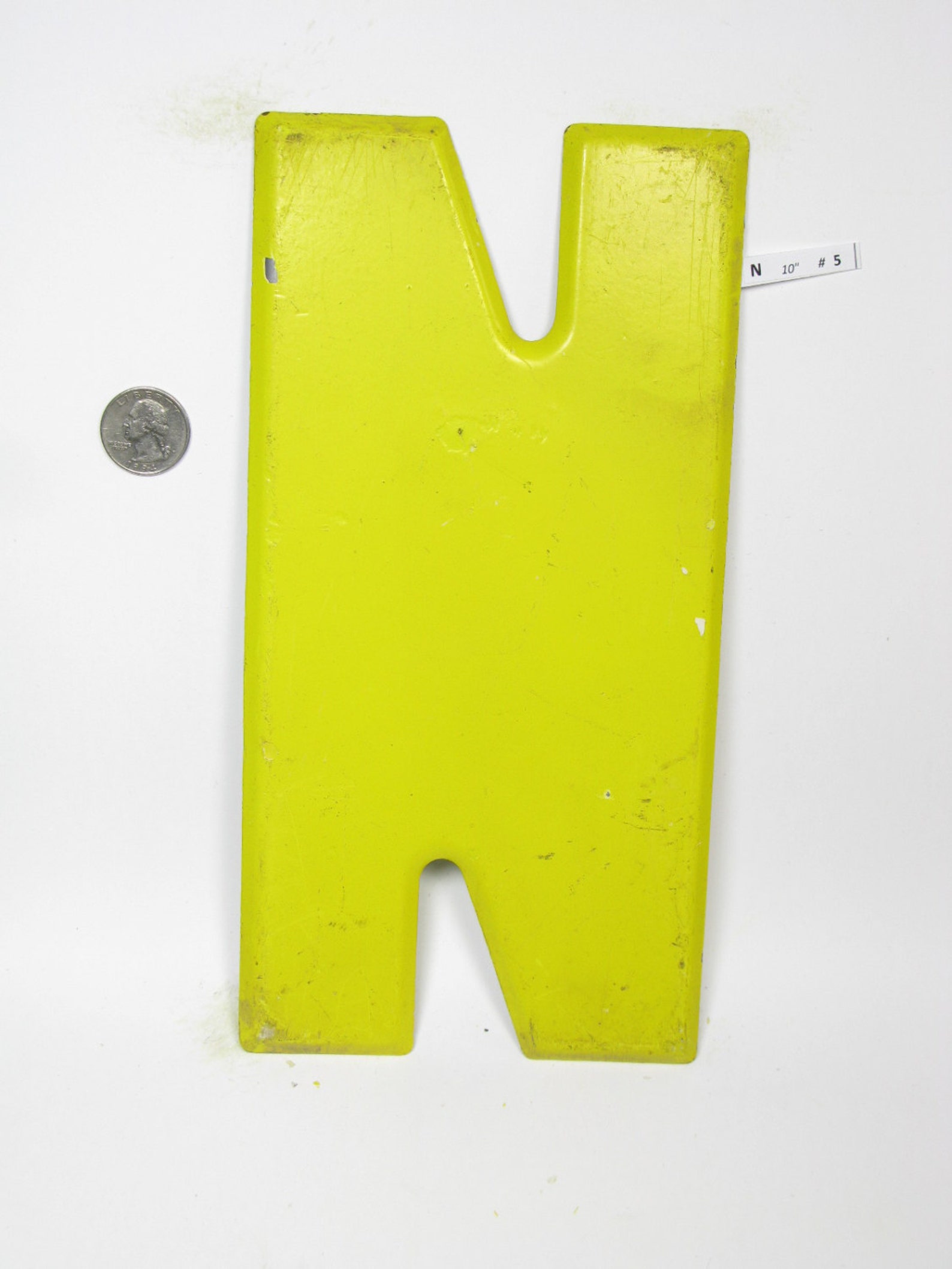 10 Vintage Metal Letter N Marquee Signage Letter Sign Monogram Initial ...