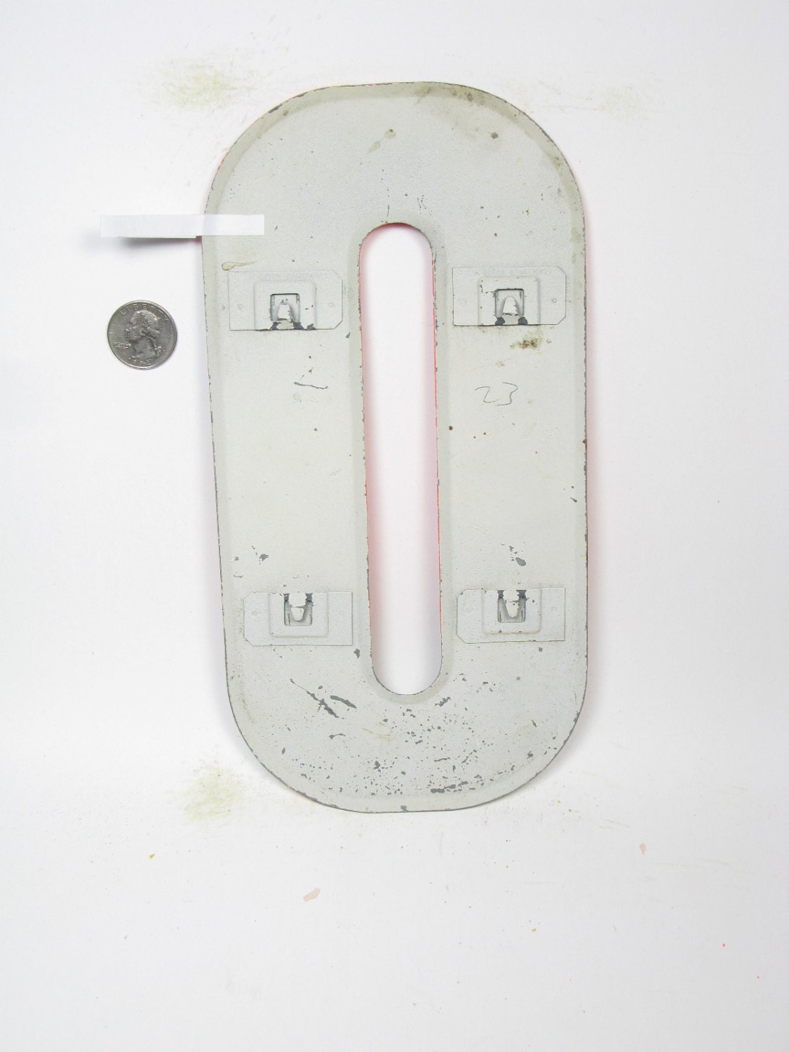 10 Vintage Metal Number 0 Letter 0 Red Marquee Signage Sign Wedding ...