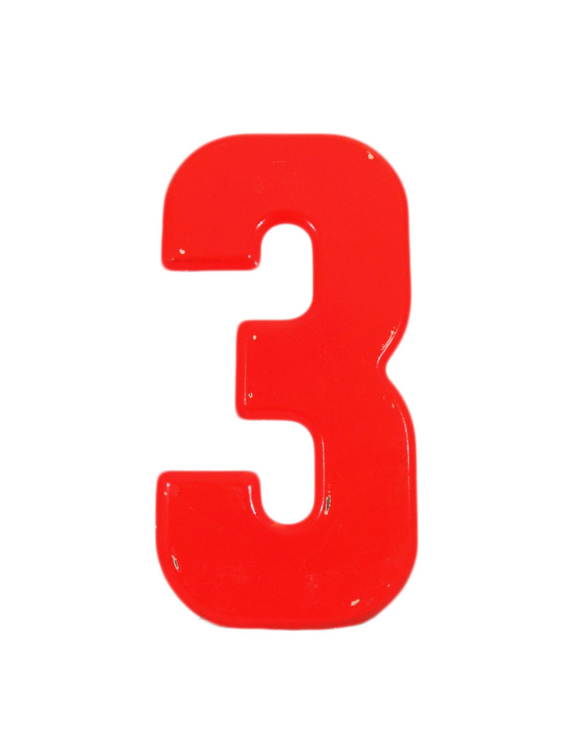 10 Vintage Metal Number 3 Marquee Signage Number Sign Birthday Numbers ...