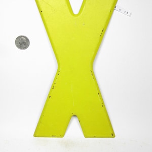 10" Vintage Metal Letter X - Marquee Signage - Letter Sign - Monogram ...