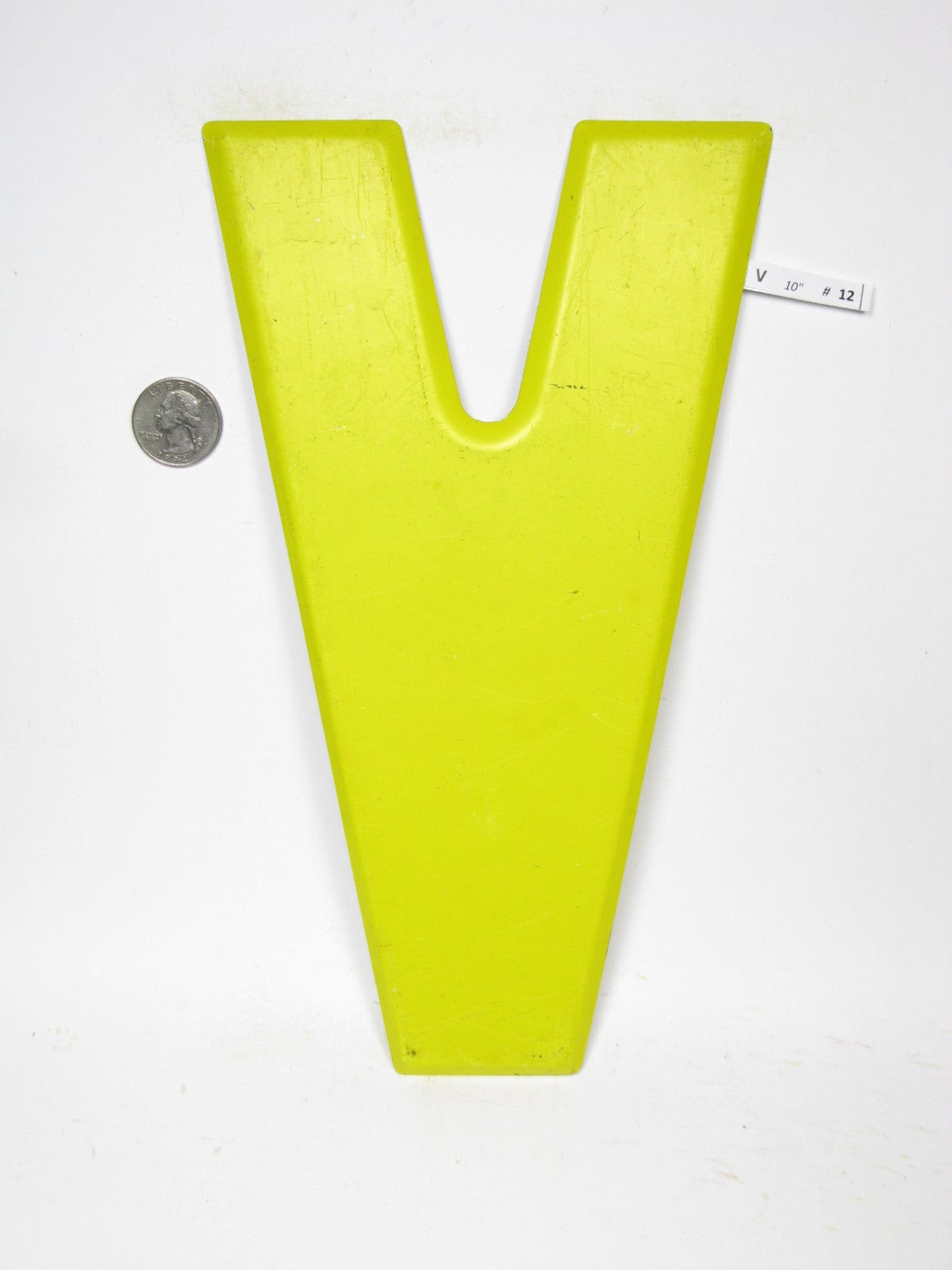 10 Vintage Metal Letter V Marquee Signage Letter Sign Monogram Initial ...