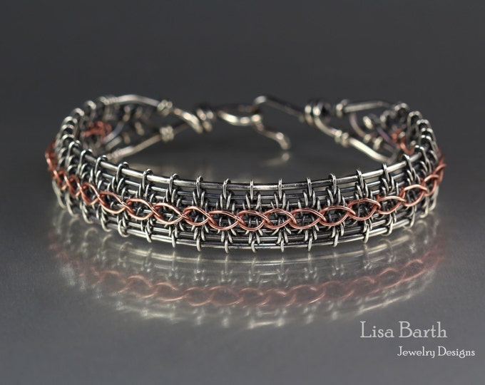Leather and Woven Wire Bracelet Tutorial - Etsy Canada