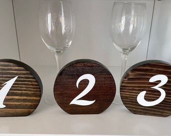 Standing Wooden Numbers - Etsy